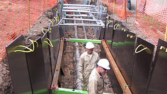 Horizontal Waler Systems | National Trench Safety