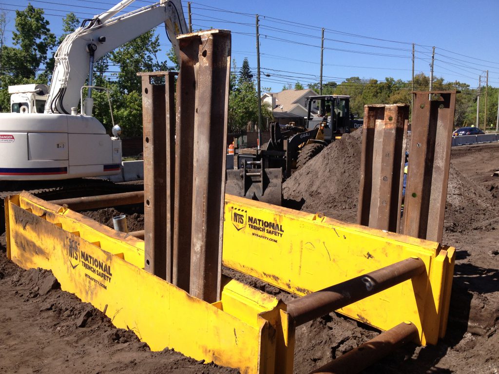 Steel Sheeting Frames | National Trench Safety