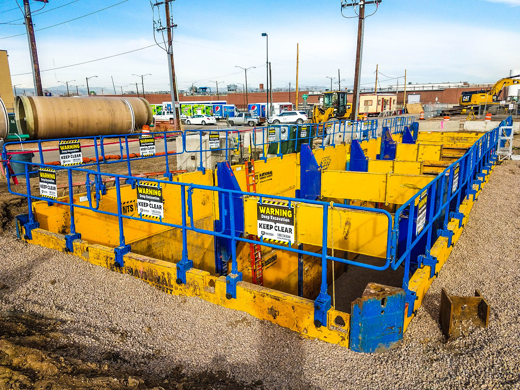 Slide Rail System Used for Storm Drain Upgrades | Trench and Traffic ...